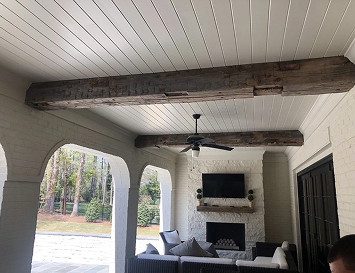 Handcrafted faux and solid wood beams for every space.